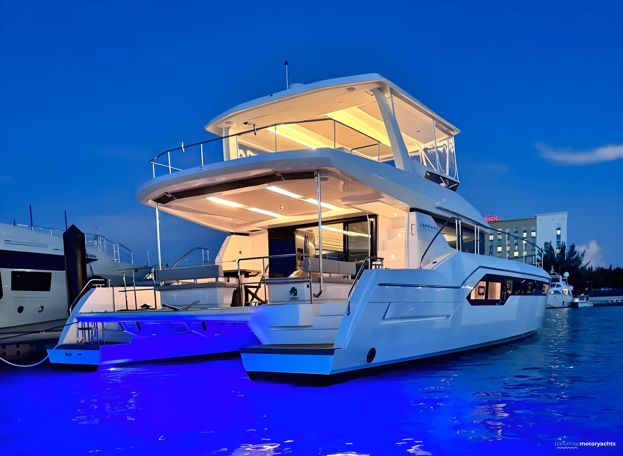 Bru Sea | 53' Leopard | Power Catamaran Charter in the Bahamas