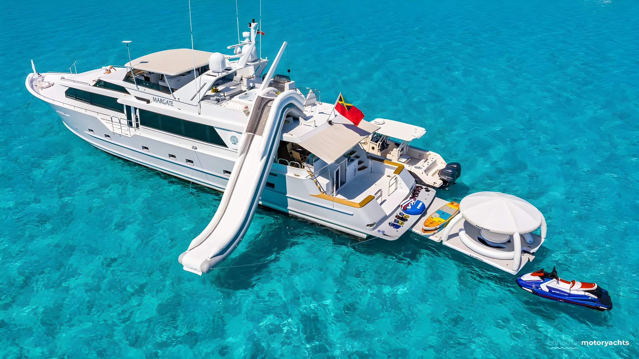 MARGATE | 111' Broward | Motor Yacht Charter in the Bahamas