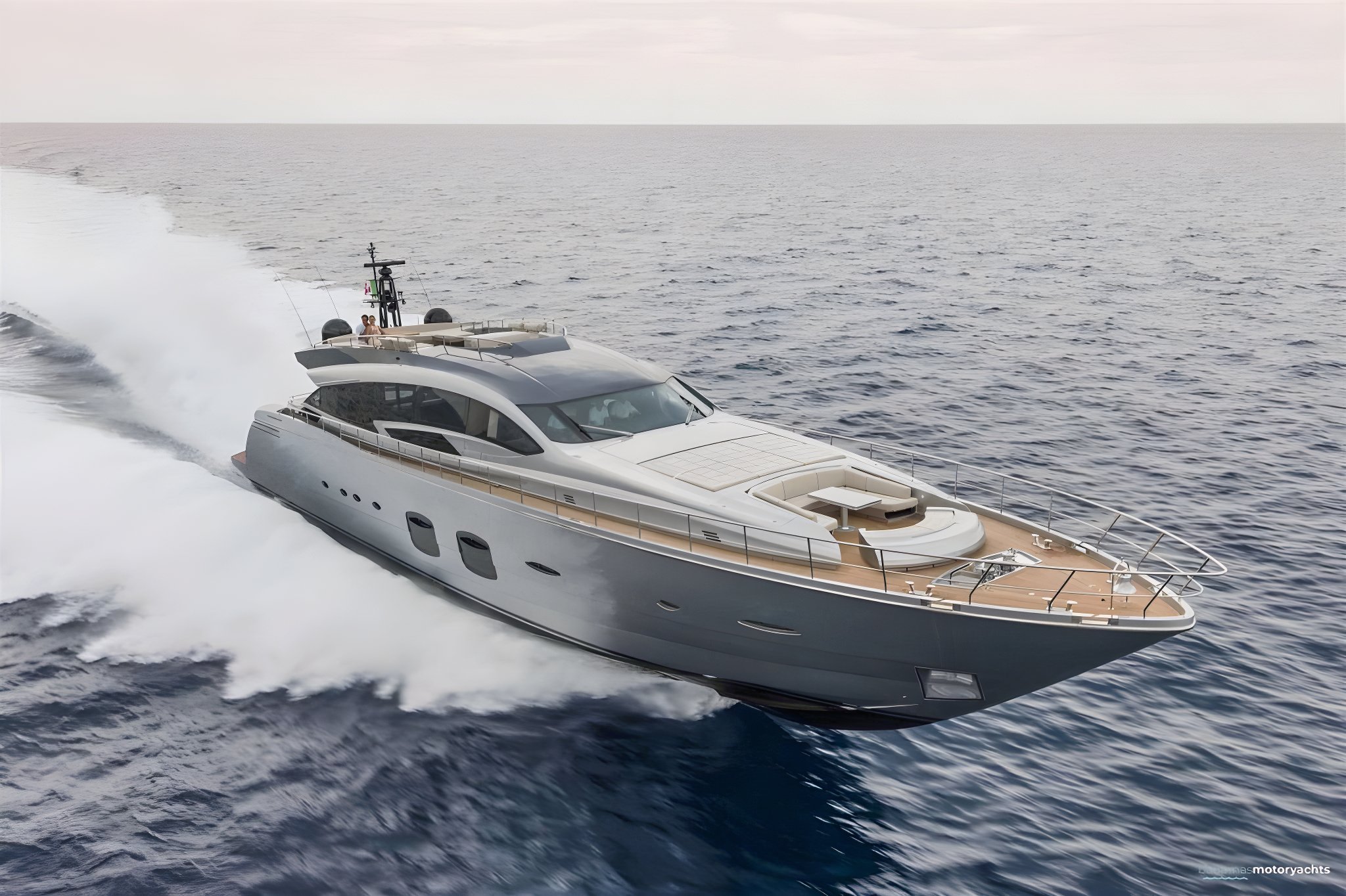 Naav | 354' Pershing | Motor Yacht Charter in the Bahamas