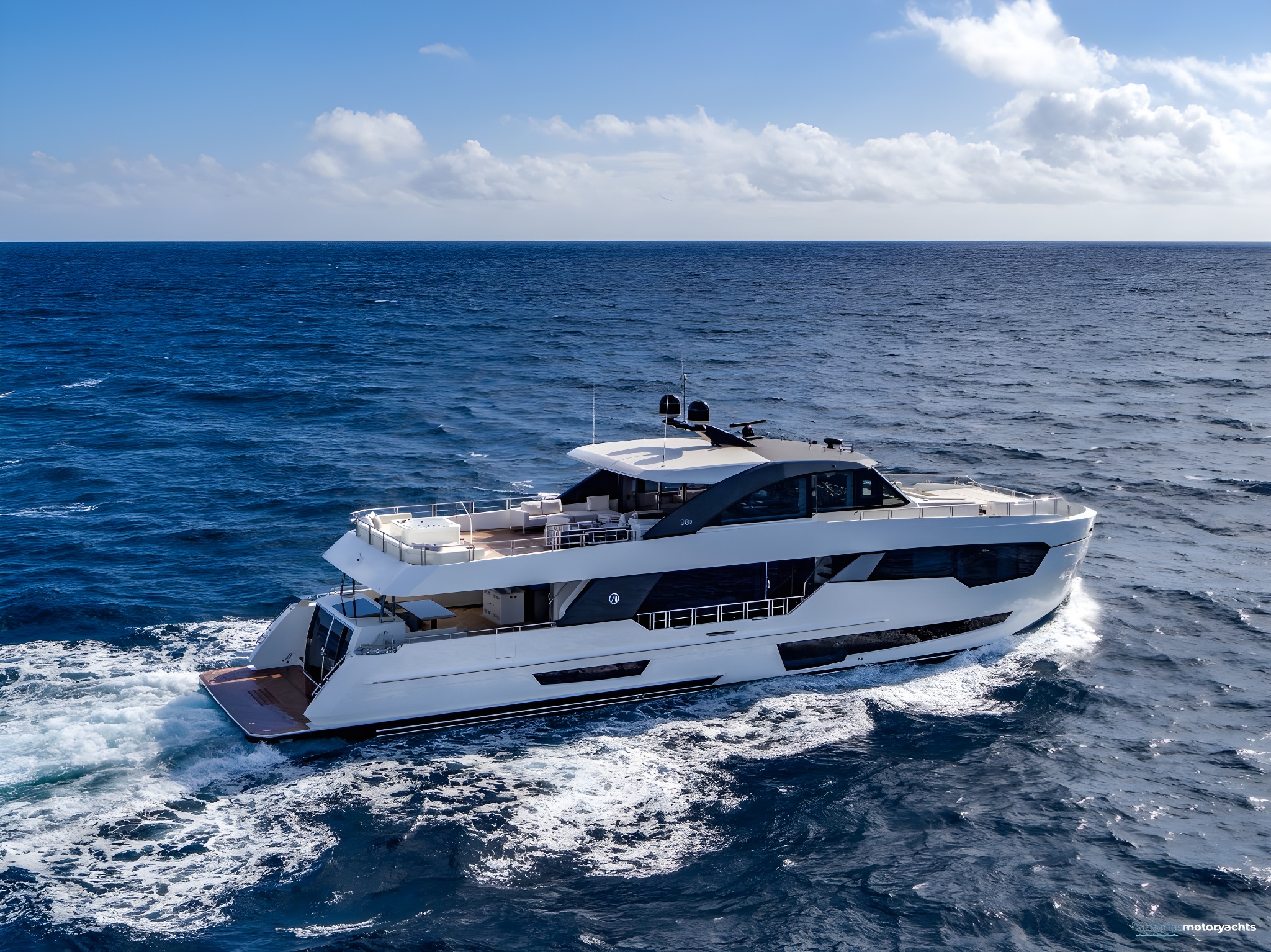 O | 98' Ocean Alexander | Motor Yacht Charter in the Bahamas