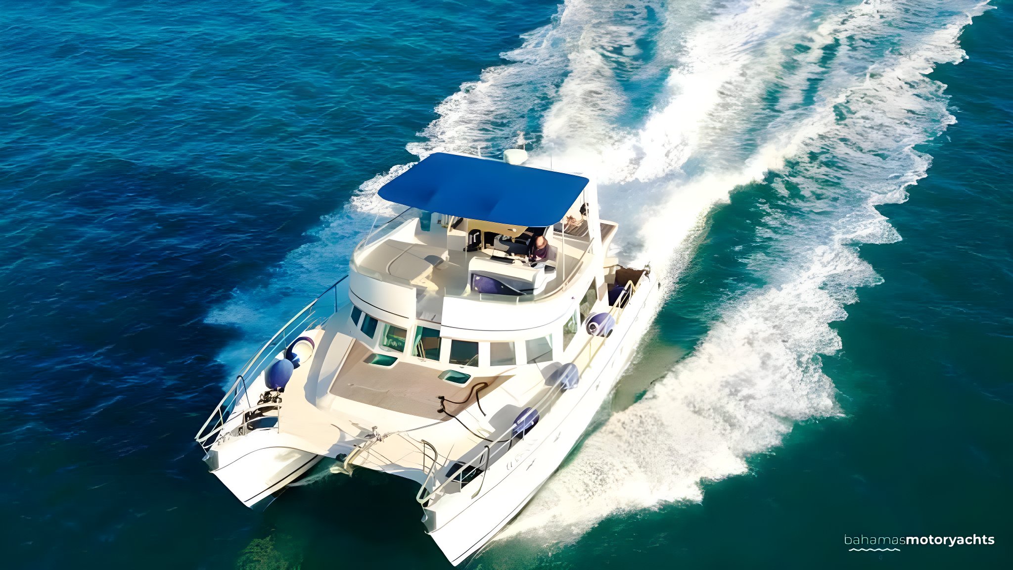 Pandora | 48' ALLIAURA MAR | Power Catamaran Charter in the Bahamas