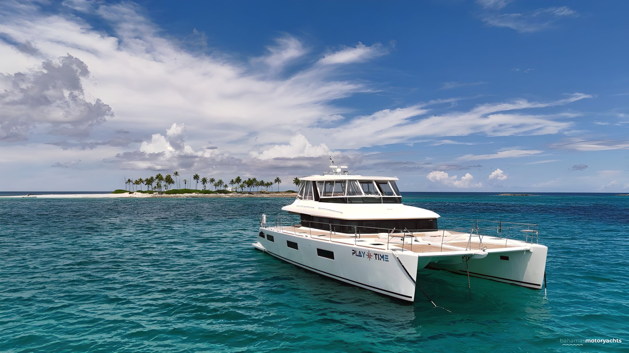 PLAYTIME | 63' Lagoon | Power Catamaran Charter in the Bahamas