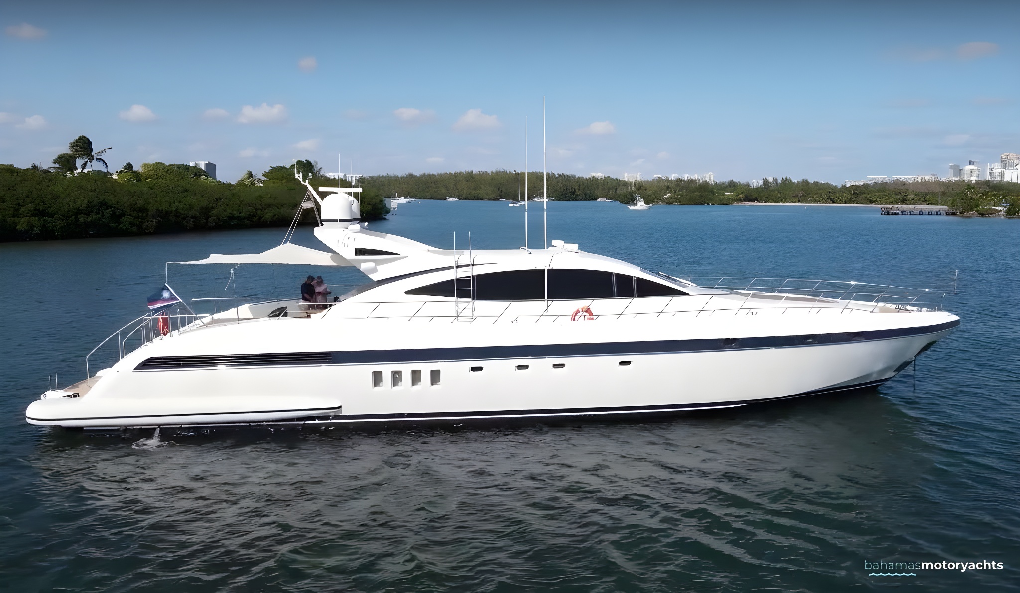 SMILE | 92' Mangusta | Motor Yacht Charter in the Bahamas