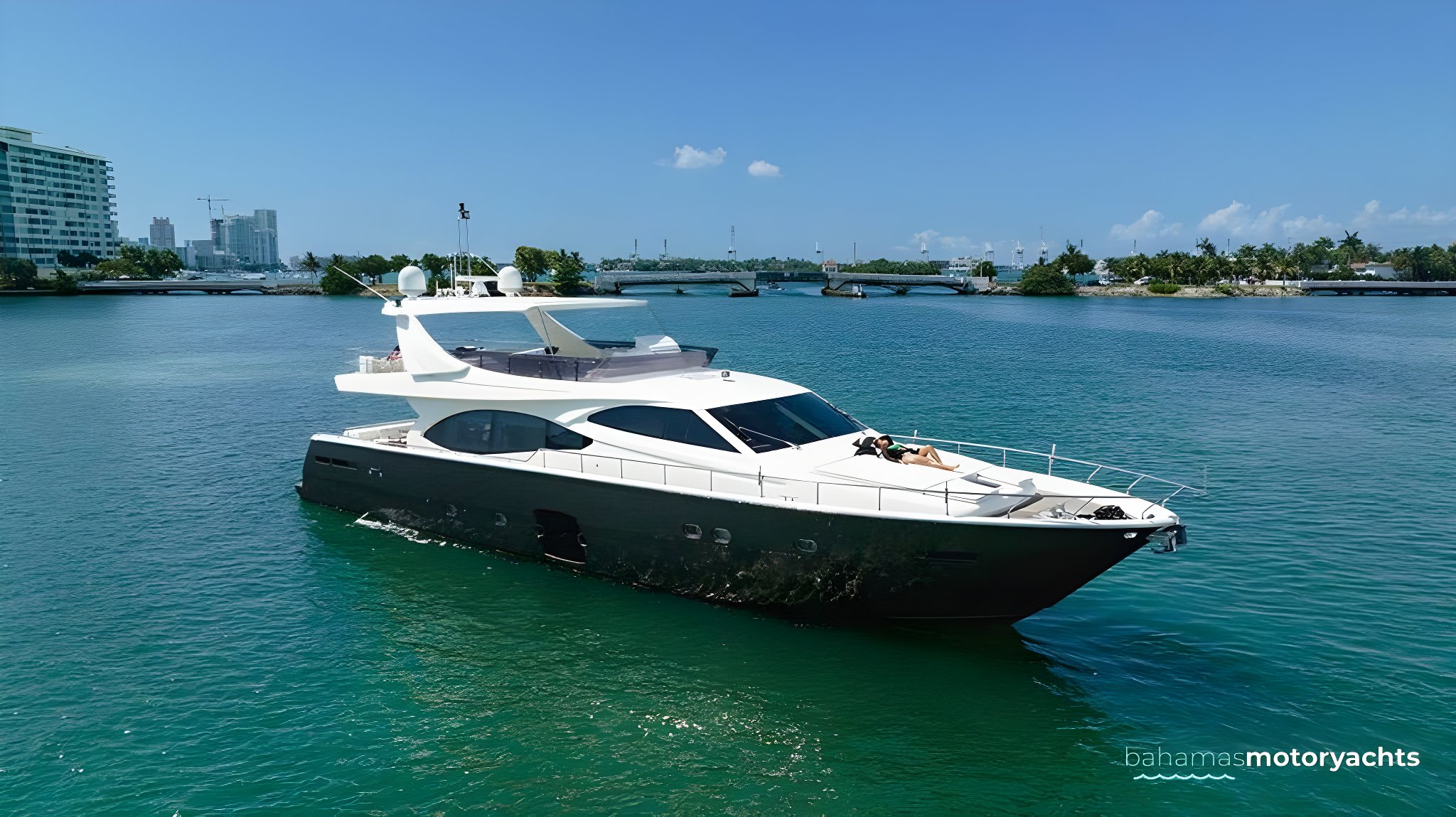 Twe11ve | 78' Ferretti | Motor Yacht Charter in the Bahamas